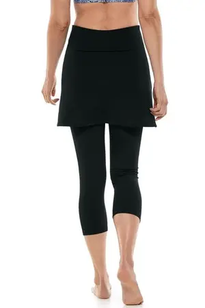 Coolibar Upf 50+ Sun Protection Skirted Swim Capris