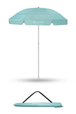 Coolibar Intego Beach Umbrella - Coolibar Blue