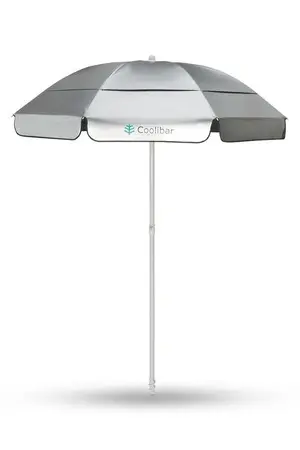 Coolibar Intego Beach Umbrella Silver
