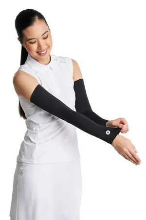 Coolibar Maxshield Performance Arm Sleeves - Black