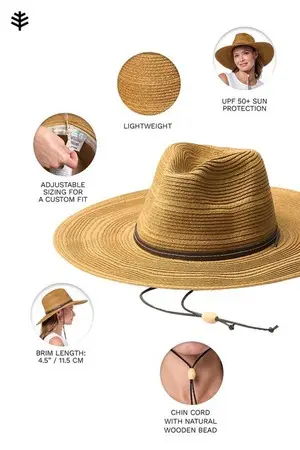 Coolibar Sun Hat With Upf 50+ Protection And Chin Cord