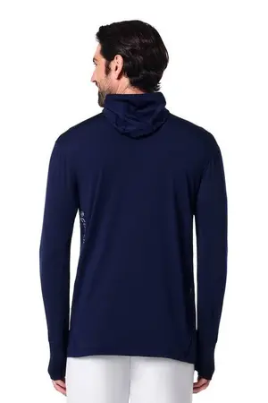Coolibar Performance Sun Hoodie With Upf 50+ Protection - Navy