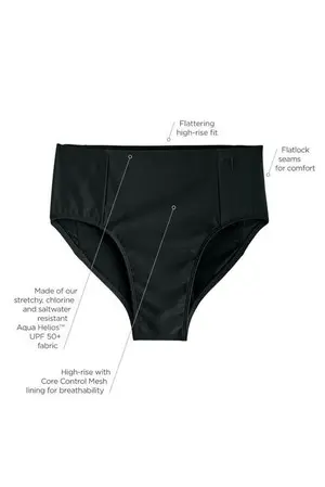 Coolibar High-rise Swim Bottoms With Upf 50+ Sun Protection