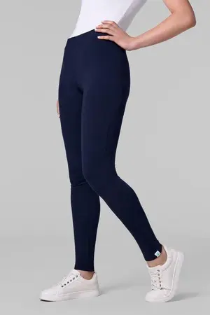 Coolibar Monterey Summer Leggings - Navy