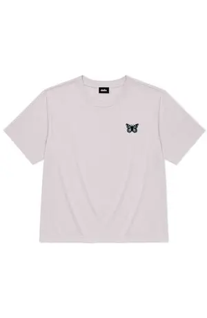 DALIX Butterfly Relaxed Midweight Jersey Tee - Orchid