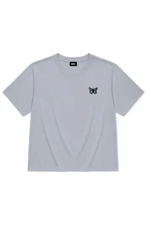 DALIX Butterfly Relaxed Midweight Jersey Tee - Powder