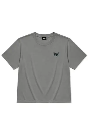DALIX Butterfly Relaxed Midweight Jersey Tee - Shadow