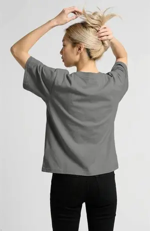 DALIX Butterfly Relaxed Midweight Jersey Tee - Shadow