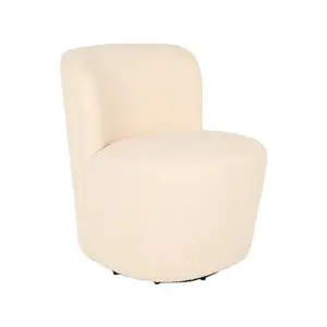 OLIVE GROVE Swivel Accent Chair - Ivory