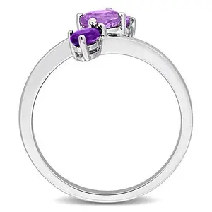 JULIANNA B. Sterling Silver 3-stone Bypass Ring