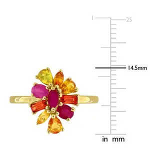 JULIANNA B. Sapphire Floral Ring