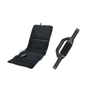 PURSONIC Full-body Heated Massage Mat & Rolling Massager - Black