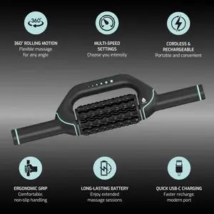PURSONIC Full-body Heated Massage Mat & Rolling Massager