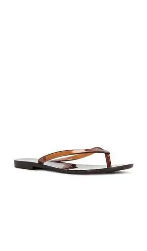 Madewell X Melissa Jelly Thong Flip Flop - Chocolate