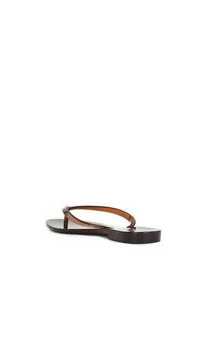 Madewell X Melissa Jelly Thong Flip Flop - Chocolate