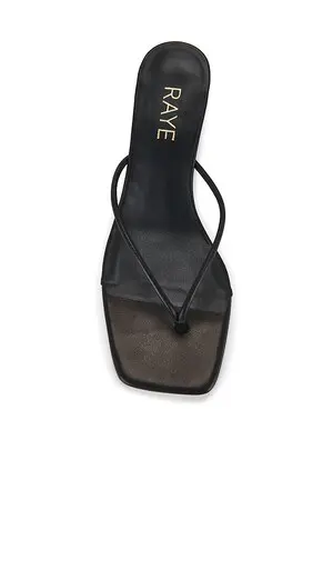 Raye Livy Wedge Sandal - Black