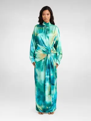 DASKA Isola Printed Maxi Dress - Abstract