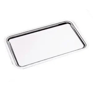 MEPRA Novecento Rectangular Serving Tray - Silver