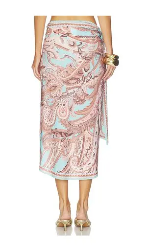 L'Agence Marena Sarong In Blue,brown