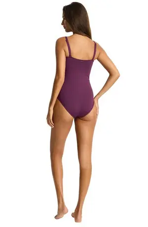 SEA LEVEL Essentials Edit Twist One-piece Swimsuit