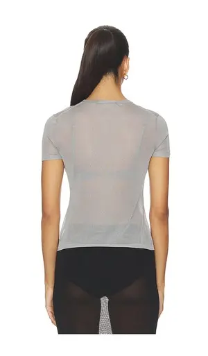 EAVES Wrenley Knit Tee - Grey