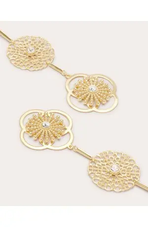 Ramy Brook Selina Cubic Zirconia & Czech Glass Drop Earrings