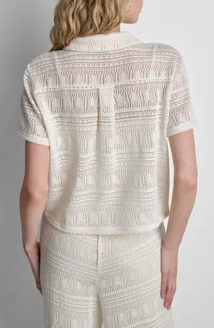 Dkny Open Stitch Button-up Shirt