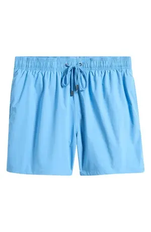 Bugatchi Zane Mid Length Print Swim Trunks