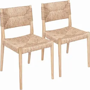 OLIVE GROVE Woven Chairs - Natural