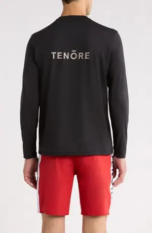 TENŌRE Long Sleeve Upf 50+ Rashguard - Black