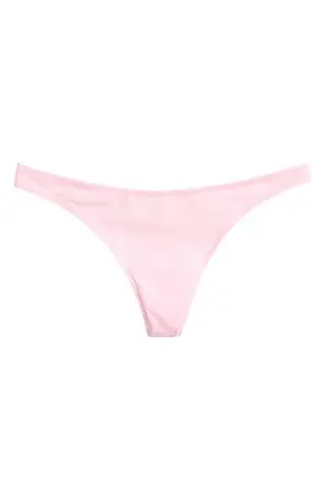 SKIMS Everyday Cotton Thong Peony