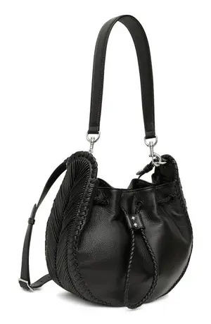 AIMEE All For Love Convertible Drawstring Bucket Bag - Black
