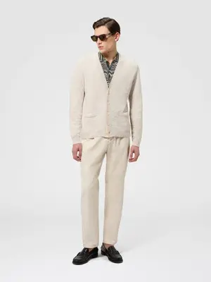 Missoni Wool And Cotton Chevron Cardigan With Pockets