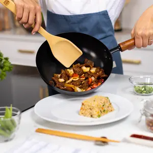 JOYCE CHEN Carbon Steel Ceramic Nonstick Stir Fry Pan