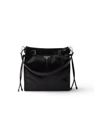 Prada Bonnie Leather Shoulder Bag - Black