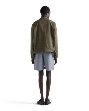Prada Mohair Wool Bermuda Shorts - Cloudy Gray