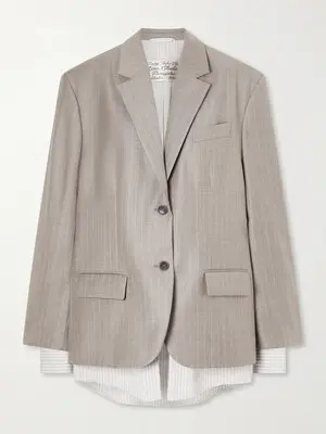 Acne Studios Julago Mels Pinstripe Wool Blazer
