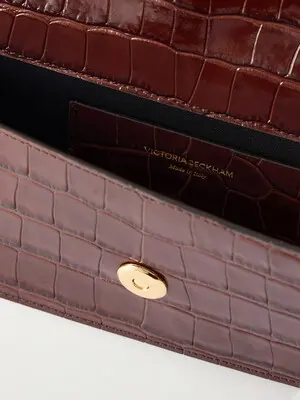 Victoria Beckham Dorian East-west Clutch - Brown