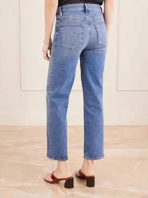 FRAME Le Sleek Straight High-rise Jeans