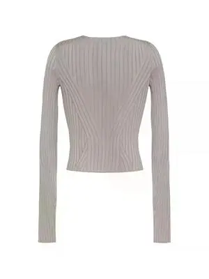 Adam Lippes Ribbed-knit Cardigan