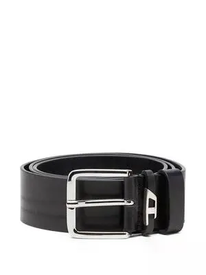 DIESEL® B-d Loop Leather Belt - Black