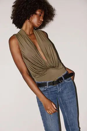 Free People Plunge Bodysuits