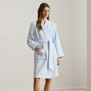 Ralph Lauren Cotton Terry Cloth Robe - Blue