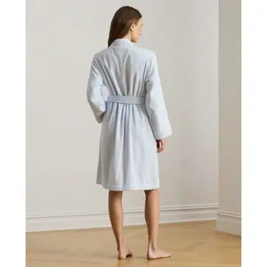 Ralph Lauren Cotton Terry Cloth Robe - Blue