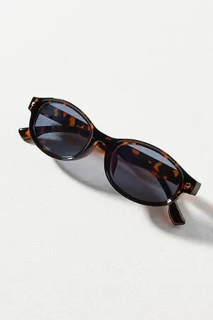 I-SEA Slim Oval Sporty Sunglasses - Tortoise