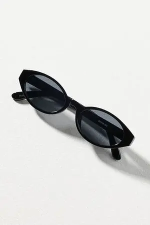 EYEKING East West Oval Sunglasses - Black