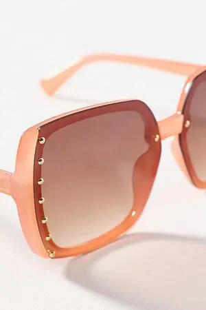 EYEKING Oversized Square Studded Sunglasses