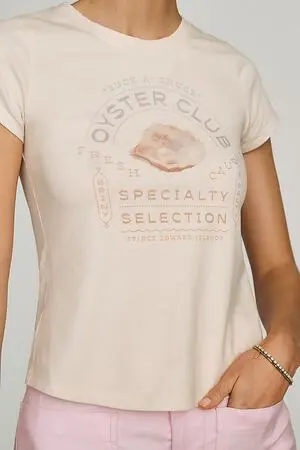 Maeve Cropped Cotton-blend T-shirt - Ivory