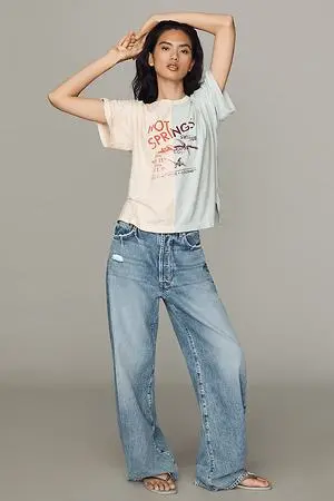 PILCRO Spliced Graphic T-shirt