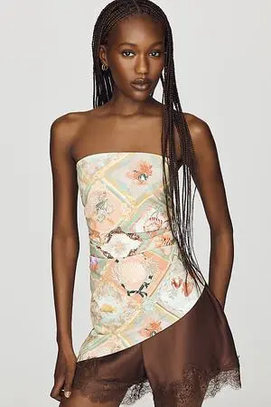 Polyester Strapless Tops